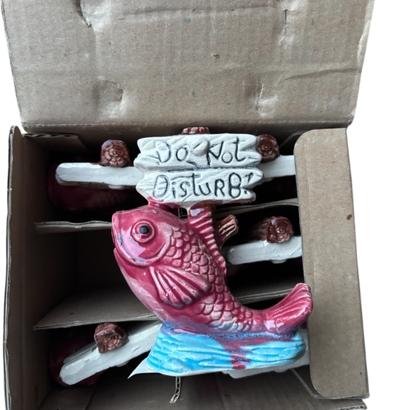 Aqua Lux | Fish | Lot Of 6 Aquarium Koi Do Not Disturb Fish Tank ...